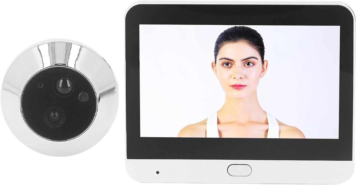 Amazon.com: Yunir Door Peephole Camera, 4.3 Inch Two Way Intercom Noise ...