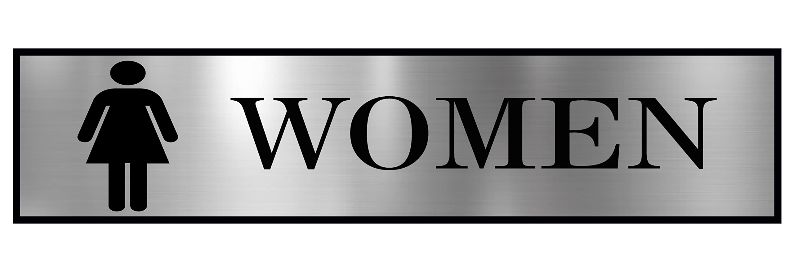 Gugans Abs Plastic Self Adhesive Women Sign Board With Pictogram ...