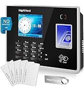 Amazon.com : HapAttend Time Clock, Time Clocks for Employees Small ...