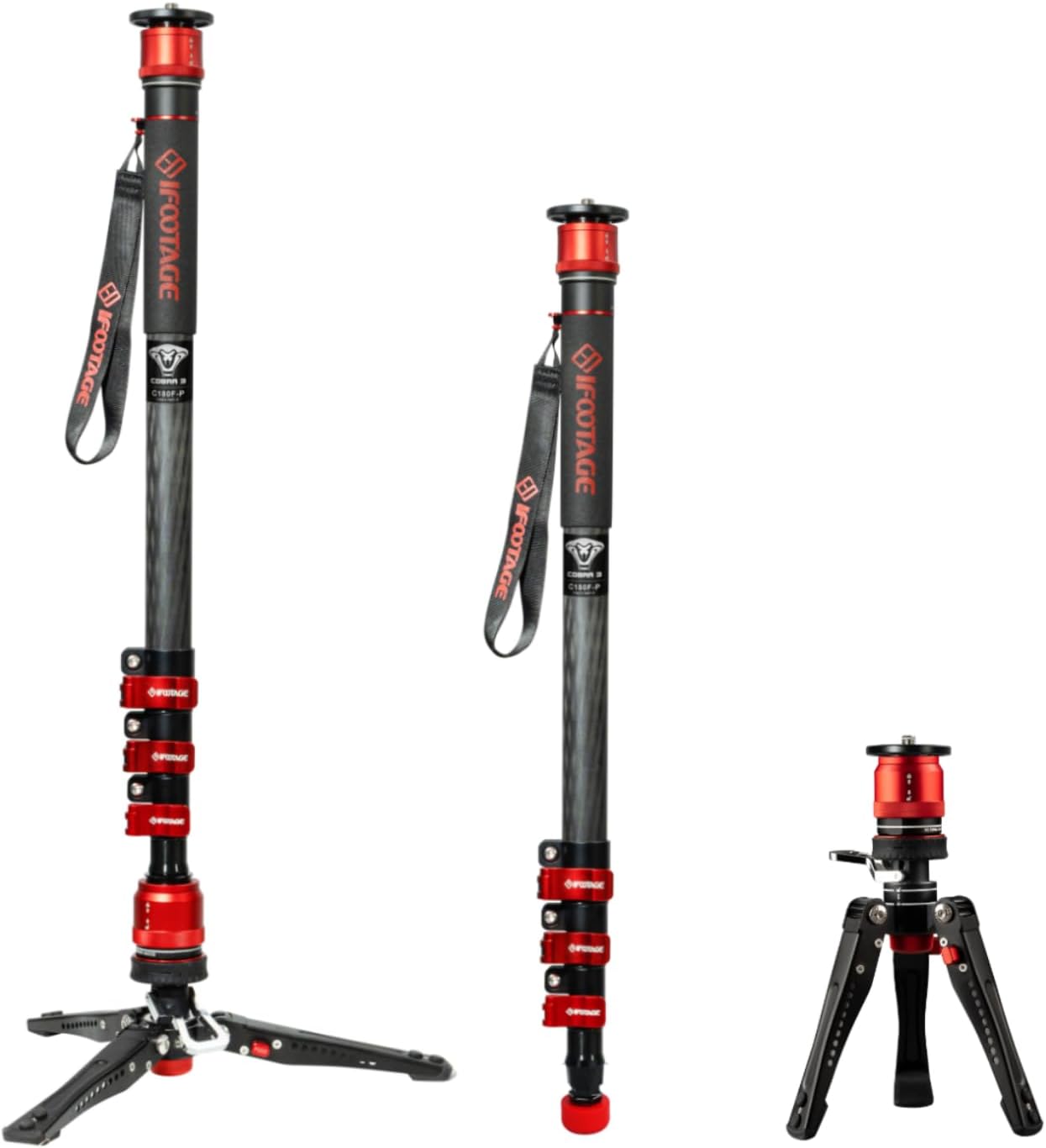 Professional Video Monopod Kit-INNOREL VM70K Including Removable Tripod ...