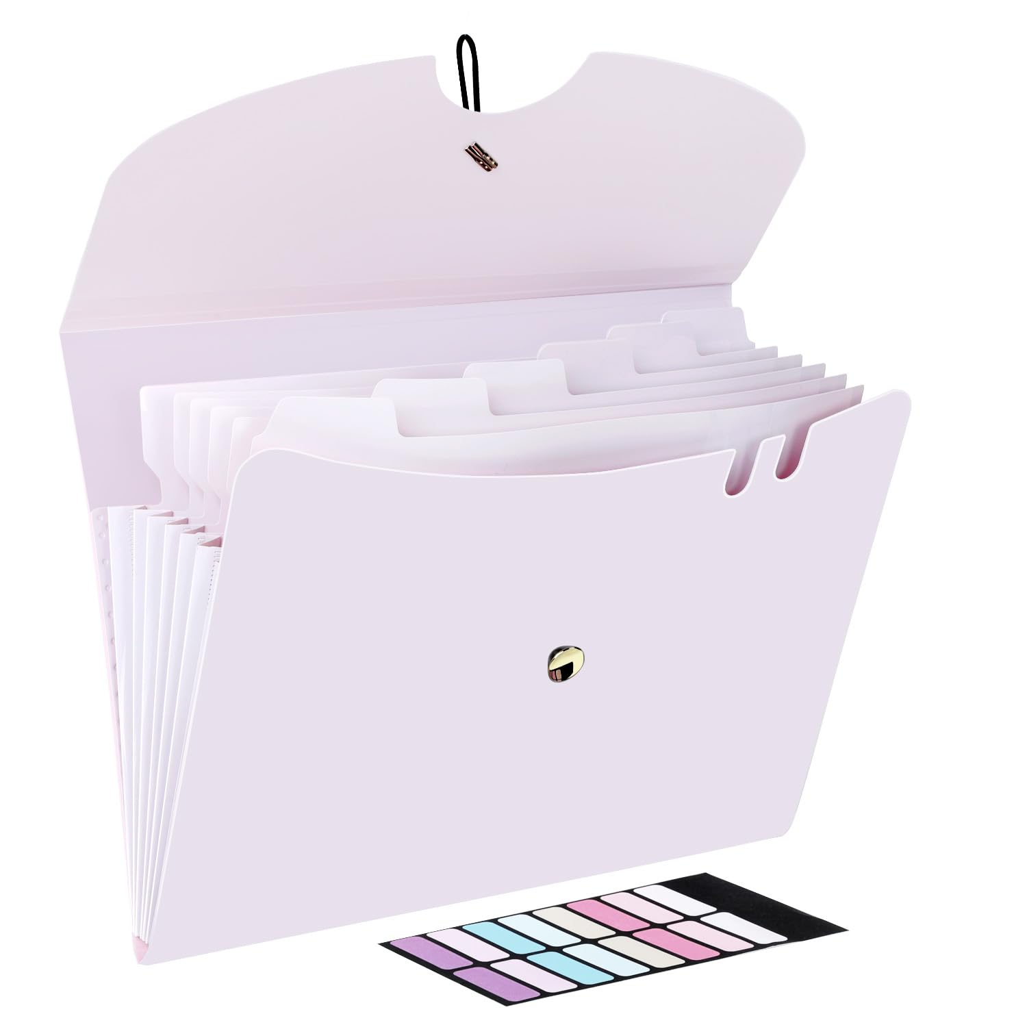 Amazon | DoocliB ドキュメントファイル a4 7ポケット 持ち運び 拡張ファイルフォルダー ヨコ型 アコーディオンファイル 区分けラベル付き 大容量 ジャバラファイル 書類 ...