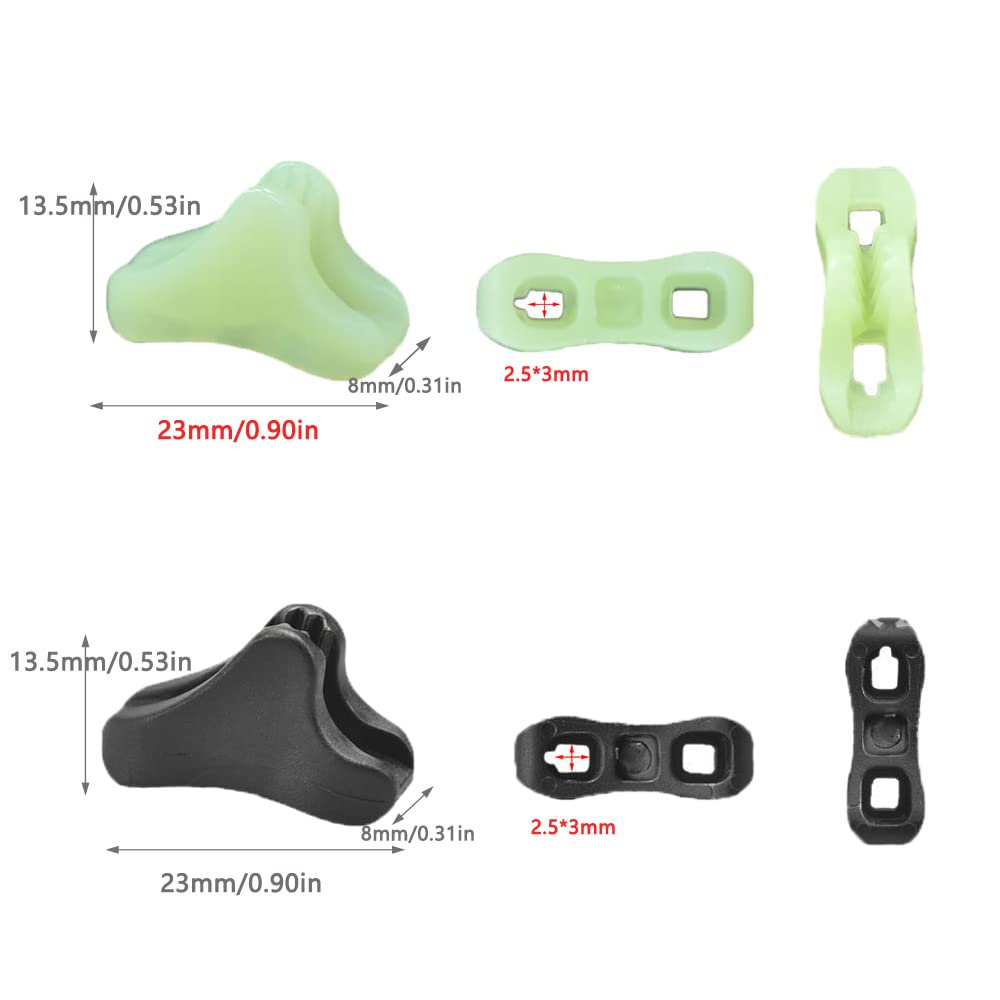 Snapklik.com : 20 Pack Ultralight Guyline Tensioners Tent Rope ...