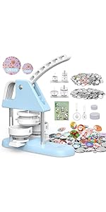 Amazon.com: Alldeer 1+1.25+2.25 Inch Button Maker Machine Multiple ...