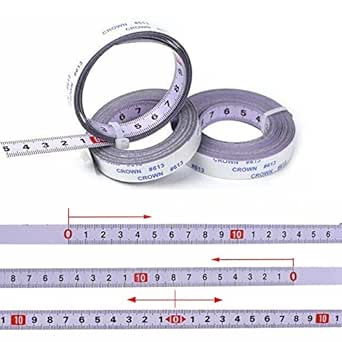 3 Meter Self Adhesive Tape Measure, Waterproof Metric Scale Ruler, for ...