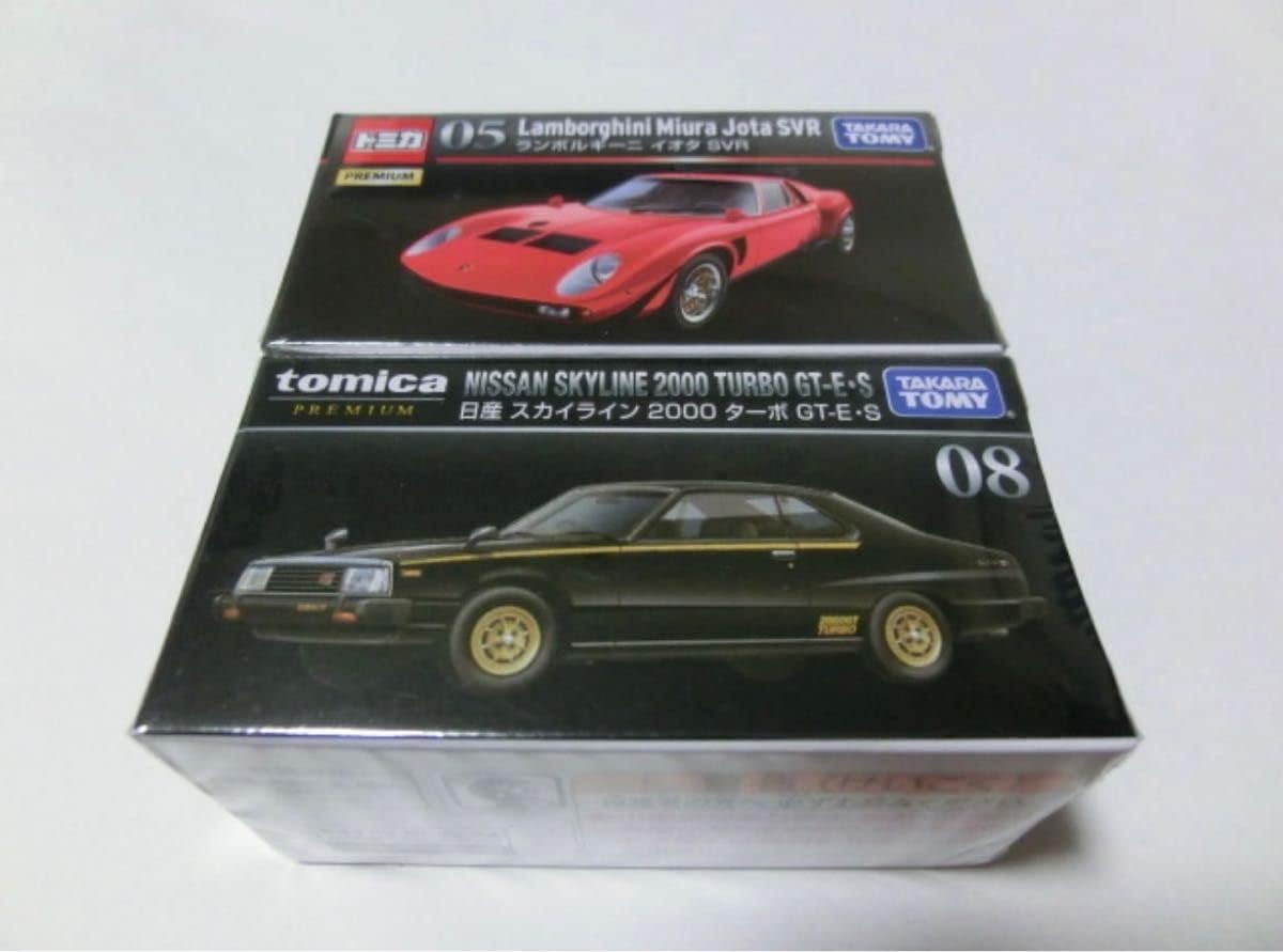 Amazon | トミカプレミアム 05 ランボルギーニ イオタ SVR 08 日産 スカイライン 2000 ターボ | ミニカー・ダイ ...