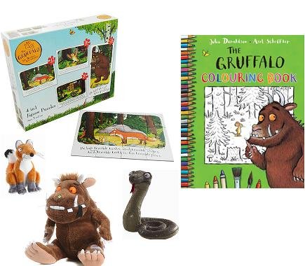 The Gruffalo, The Gruffalo Colouring Book and The Gruffalo Jigsaw ...