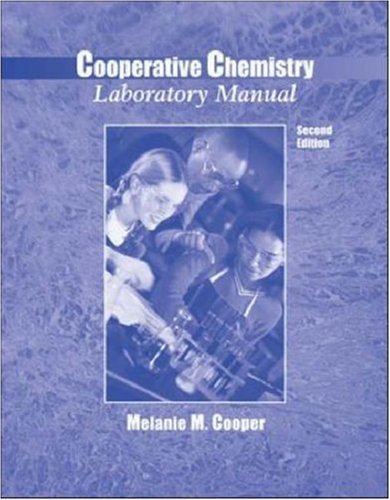 Cooperative Chemistry Laboratory Manual: Cooper, Melanie M ...