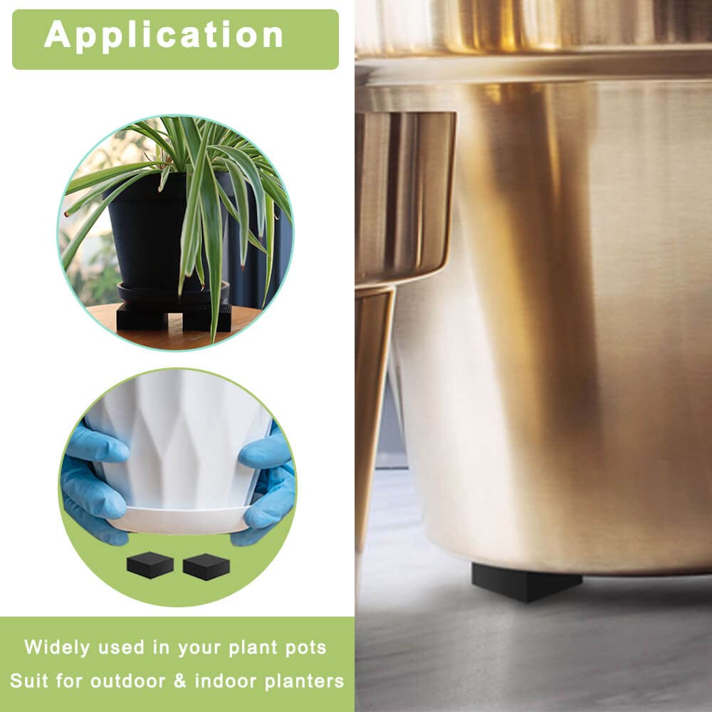 Snapklik.com : Vensovo Planter, 1 Inch Plant Pot Feet For Outdoor Planters