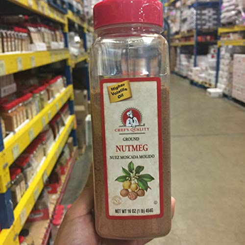 Amazon.com : Chef's Quality Ground Nutmeg 16 OZ by Chef's Quality ...