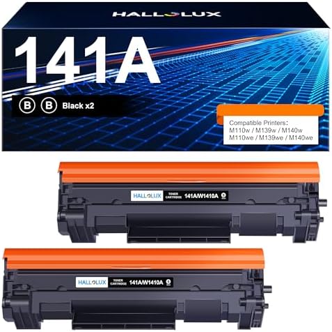 Amazon.com: HALLOLUX MFP M110w 141A Toner Cartridge W1410A Compatible ...