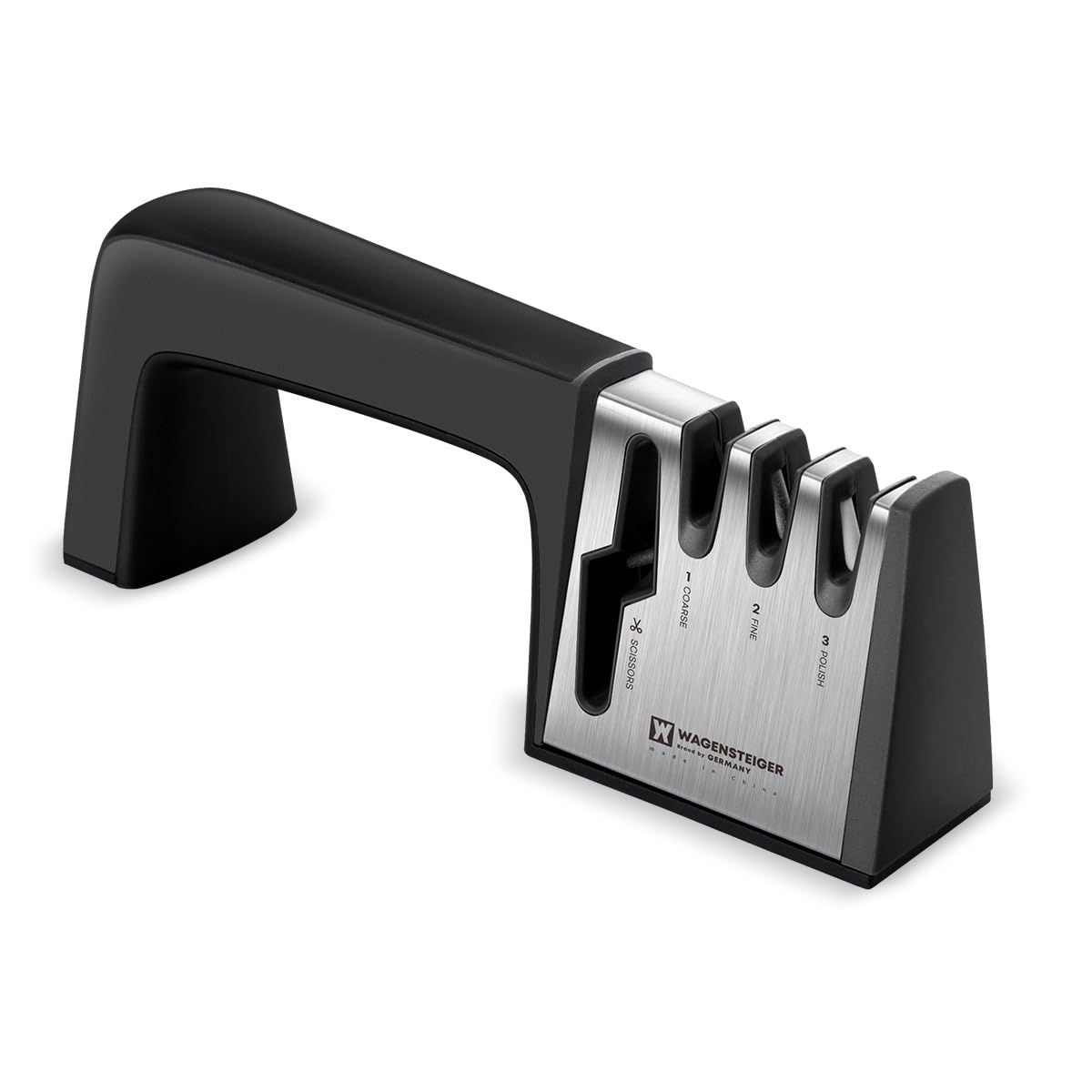 Amazon.com: WAGENSTEIGER 4-Slot Knife & Scissors Sharpener, Ergonomic ...