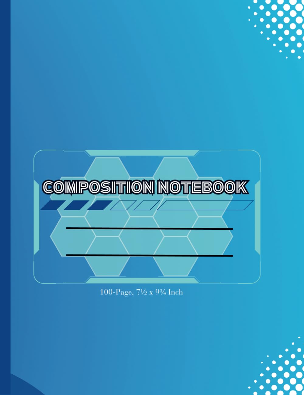 Amazon KDP Composition Notebook: 100-Page Aesthetic Wide Ruled Journal ...