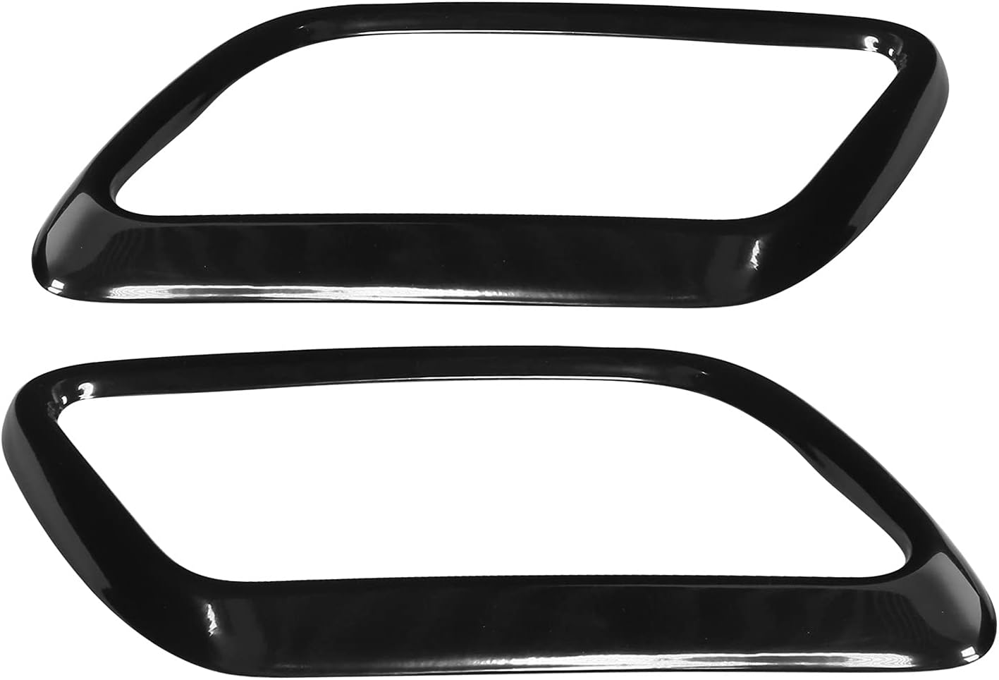 Exhaust Tail Pipe Cover 2PCS Exhaust Muffler Cover Stainless Steel Tail ...