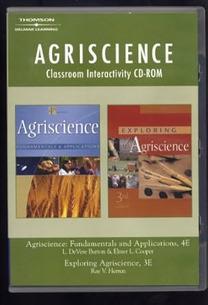 Classroom Interactivity CD-ROM for Herren’s Exploring Agriscience, 3rd ...