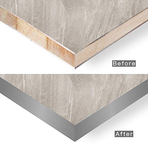 Snapklik.com : Gray Edge Banding, 2 X 10ft Non Glued Flexible Durable ...