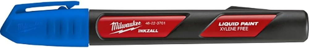 Amazon.com: Milwaukee Electric Tools Paint Marker, Blue (48-22-3761 ...