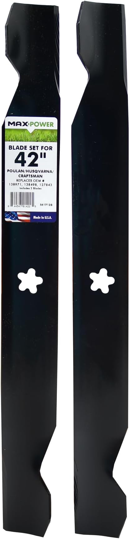 Amazon.com : Husqvarna 532138971 42-inch Premium Replacement Blade For ...