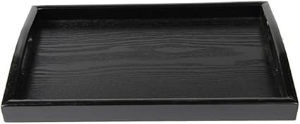 Amazon.com | JPCRAFT Rectangle Wooden Serving Tray Breakfast Tray with ...