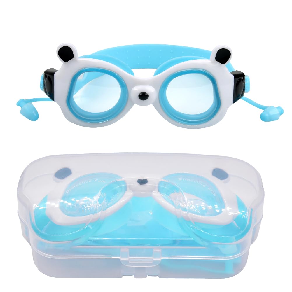 FCXVXCL Kids Swimming Goggles Cartoon,Quick Adjust Childrens Goggles ...