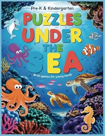 Puzzles Under the Sea: Brain games for young minds: Creations ...