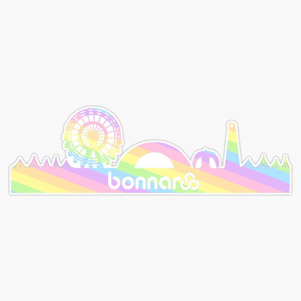 Amazon.com - Bonnaroo Skyline Sticker Decal Vinyl Bumper Sticker Decal ...