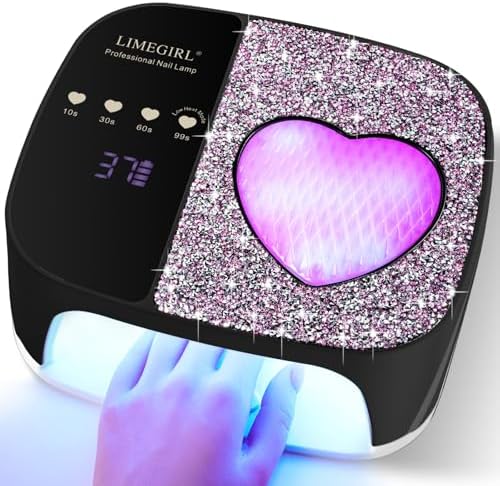 Amazon.com : LIMEGIRL UV LED Nail Lamp Kit for Gel Polish Professional ...