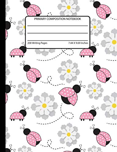 Amazon.co.jp: Primary Composition Notebook 7.44 x 9.69 Inches / 200 ...