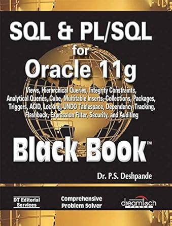 SQL & PL / SQL for Oracle 11g Black Book (English Edition) - eBooks em Inglês na Amazon.com.br