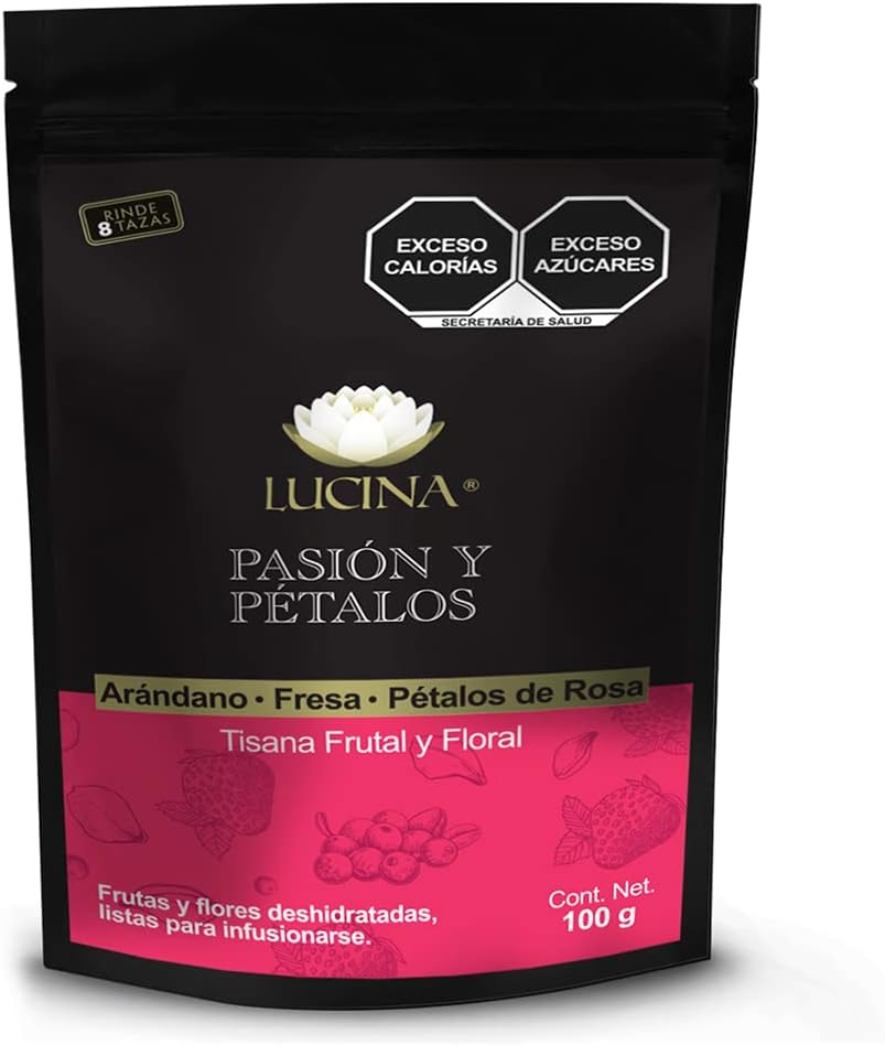 Lucina Tisanas Pasion Y Petalos Tisana Frutal Y Floral Fresa Arandano