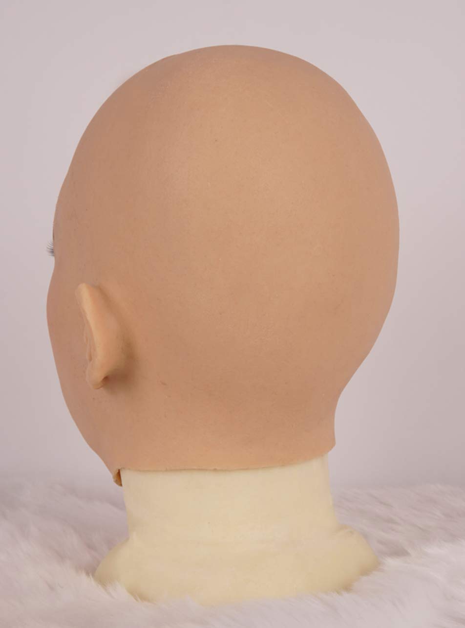 Buy Soft Silicone Female Mask Poppy with Mouth Cap Pull-Over Hood ...