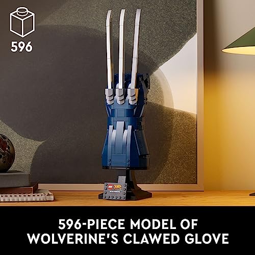 LEGO Marvel Wolverine's Adamantium Claws 76250 Collectible Building Kit ...