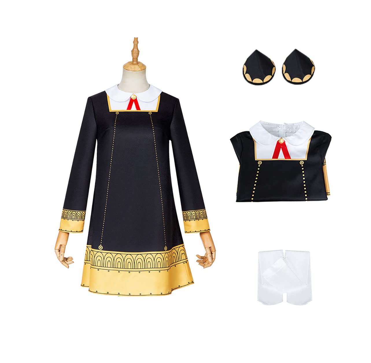 Hoqubnanime Cosplay Anya Forger Costume Anya Forger Uniform Dress Suit ...