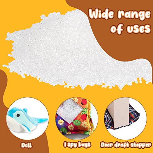Snapklik.com : White Stuffing Beads, Elastic Transparent Fill, Bean Bag ...