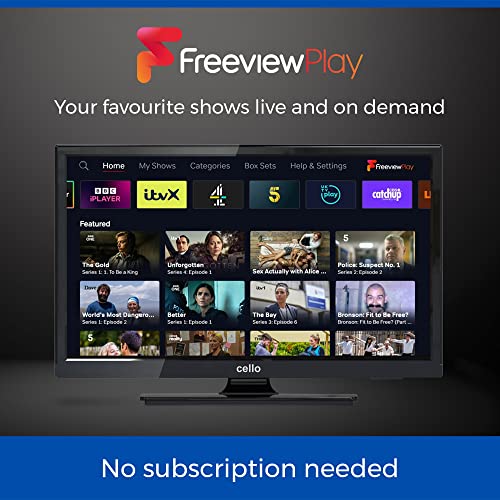 Cello CS19WS01 19″ inch Traveller 12-Volt Smart TV Freeview Play ...