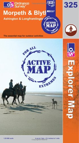 Amazon | Morpeth and Blyth (OS Explorer Map Active) | Ordnance Survey ...