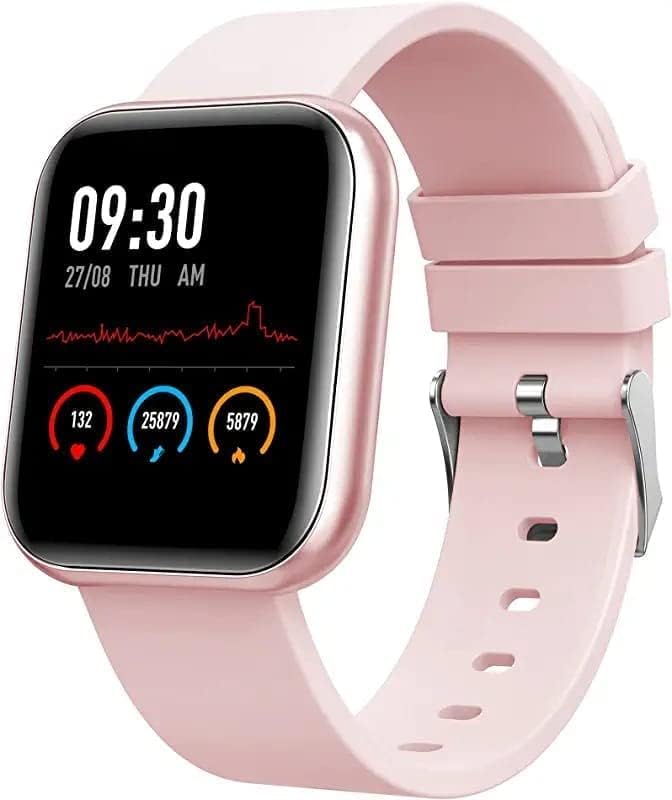 MOKUSHU Bluetooth D20 Pink Smart Watch Fitness Band 35 mm Color Touch ...