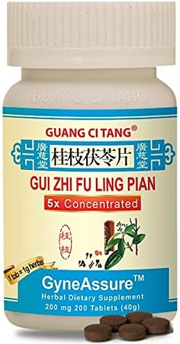 Amazon.com: Gui Zhi Fu Ling Pian (Wan) (GyneAssure) 200 mg 200 Tablets ...