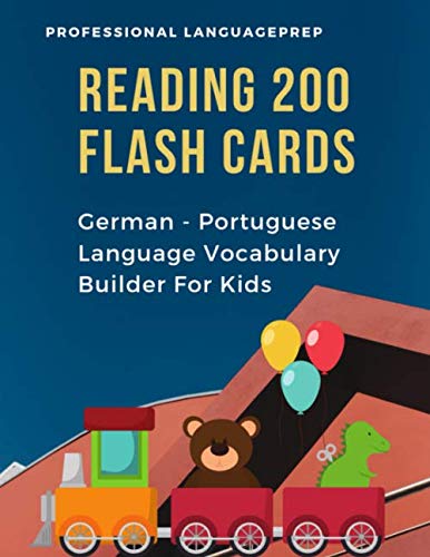 Buy Reading 200 Flash Cards German - Portuguese Language Vocabulary ...