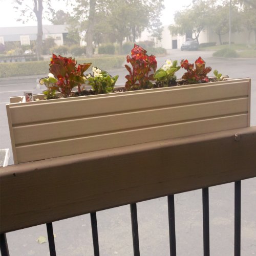 New Age Garden ecoFLEX 36″ Wide Rectangular Flower or Herb Window Box – Stout Sheds
