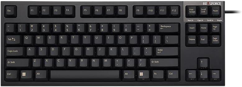 Amazon.com: Realforce Topre R3S TKL Keyboard (Topre 45g) : Electronics