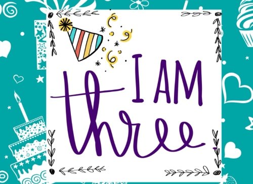 Buy I am Three: Birthday Celebration Guest Message Book | Keepsake ...
