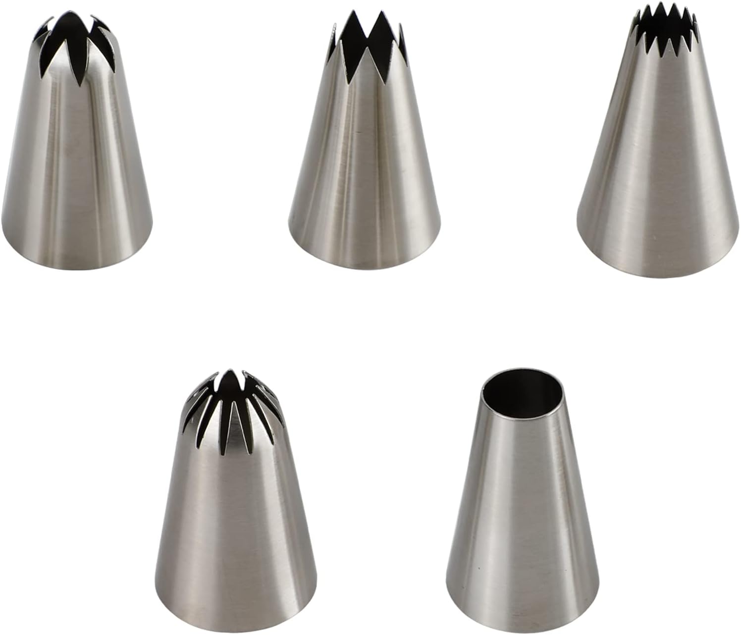 Amazon.com: Russian Piping Tips Set: Stainless Steel Cake Decorating ...