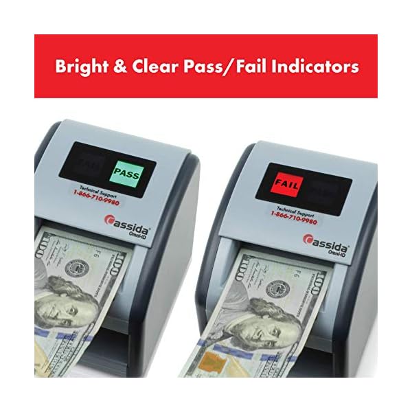 Cassida Omni-ID 2-in-1 Currency Counterfeit Detector with UV ...