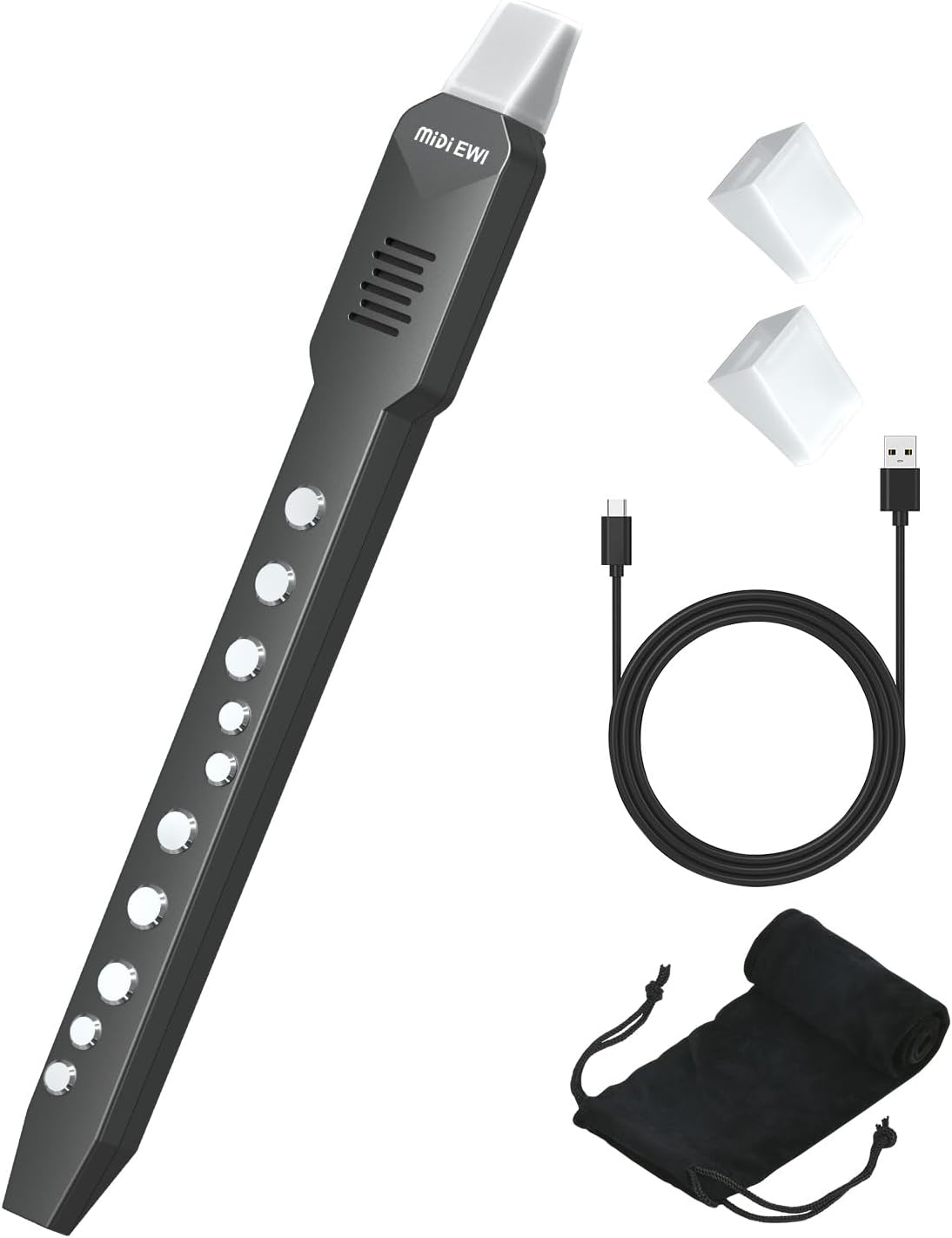 KONIX Digital Wind Instrument, DC02 Pro Electronic Wind Instrument Set ...