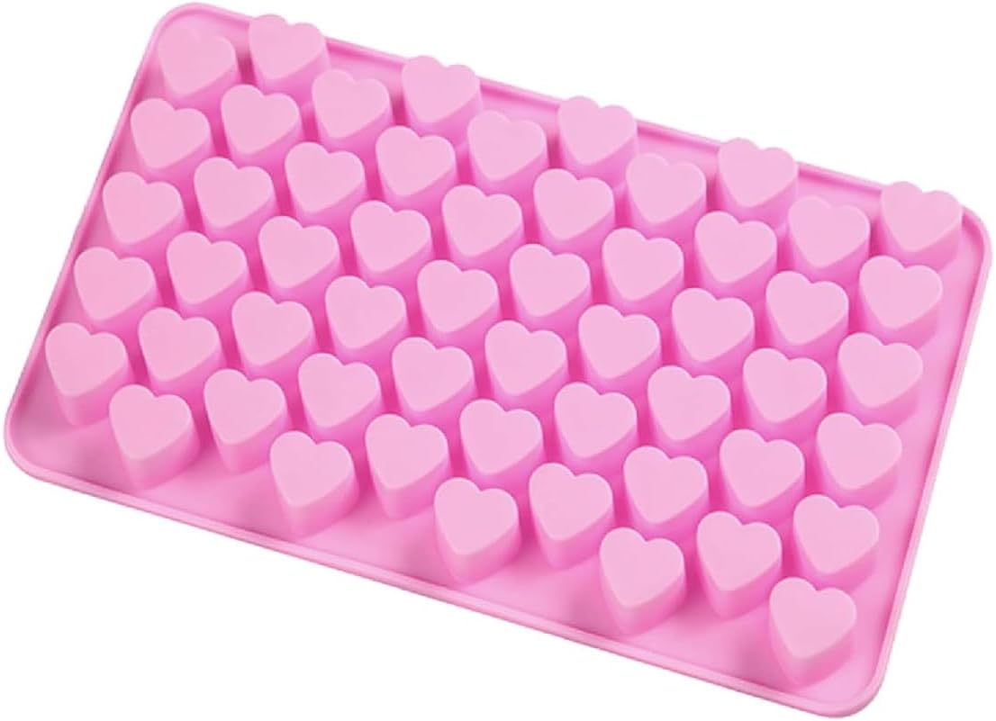 Romantic Heart Shaped Ice Cube Tray - Durable Silicone Mould for Love ...