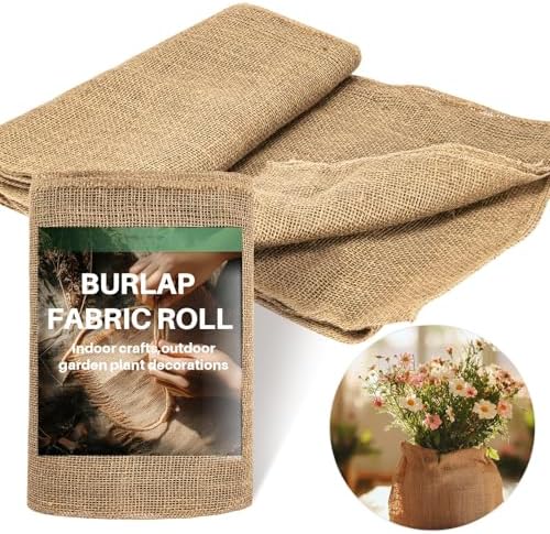 Amazon.com : Burlap Fabric Roll - Garden Burlap Fabric Roll 40" X 13 ...