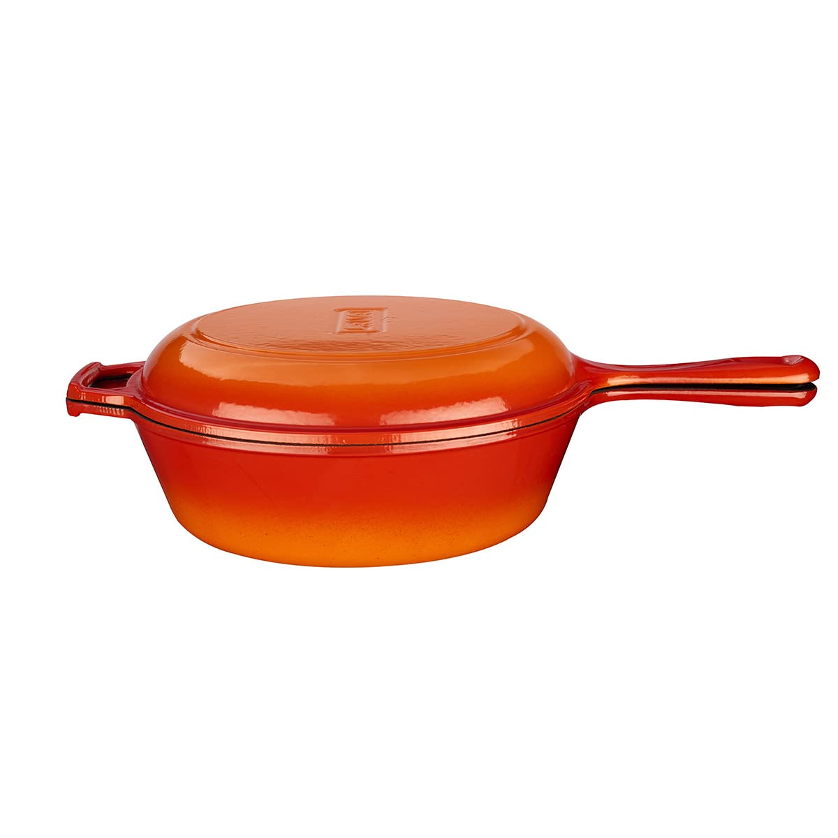 Snapklik.com : Lava Enameled Cast Iron Combo Deep Skillet And Frying ...