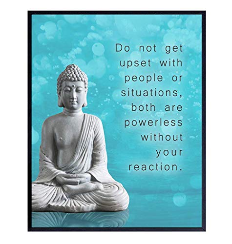 Amazon.com: Buddha Decor - Zen Wall Art - Meditation Picture Print Home ...