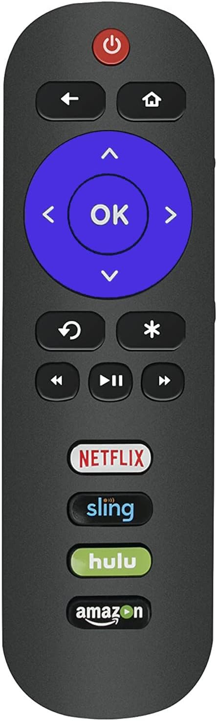 Amazon.com: Remote Control Compatible with All TCL Roku TV with Netflix ...