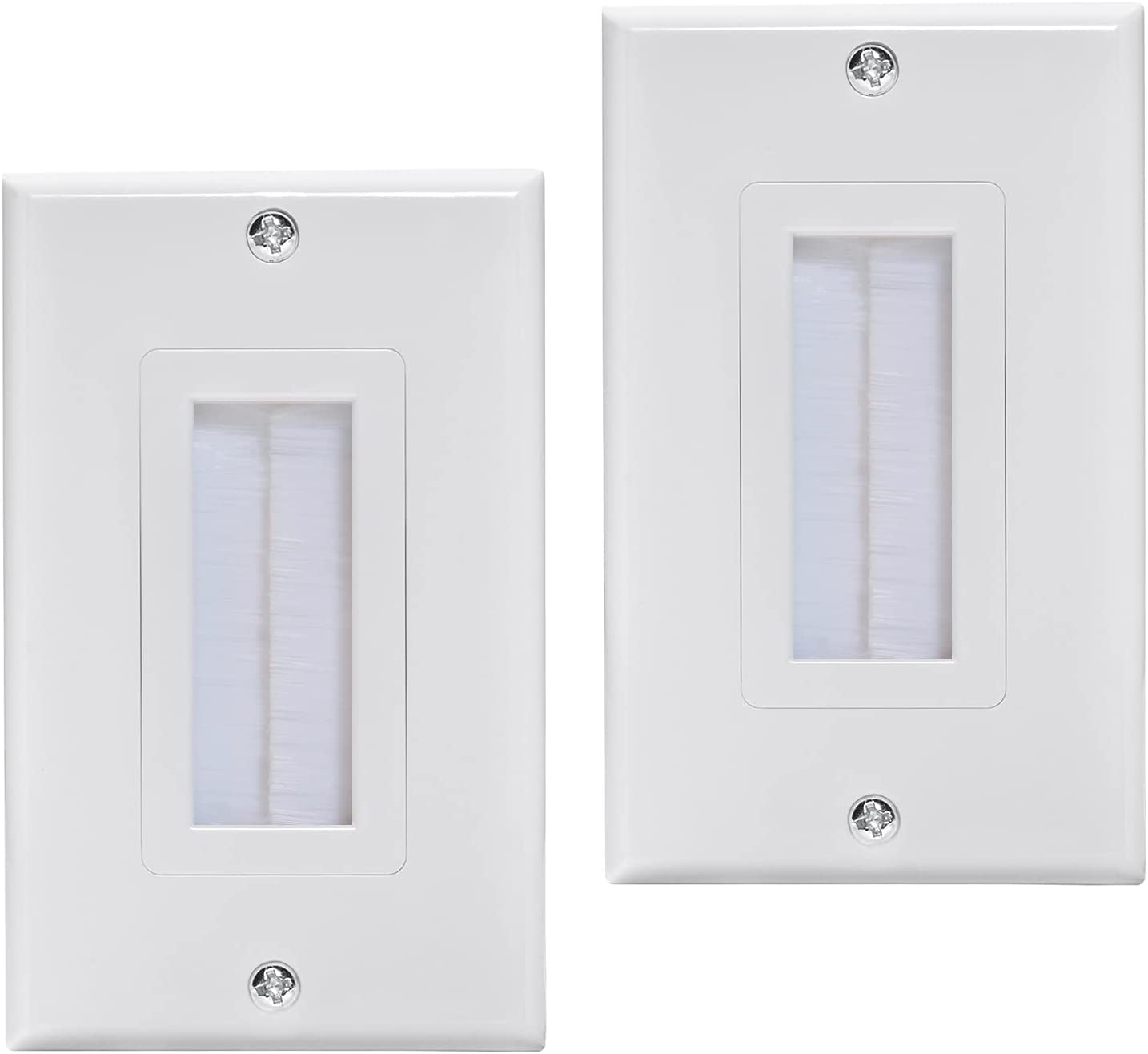 Pass Through Wall Plate Brush Wall Plate Cable Pass Through Insert, 1 ...